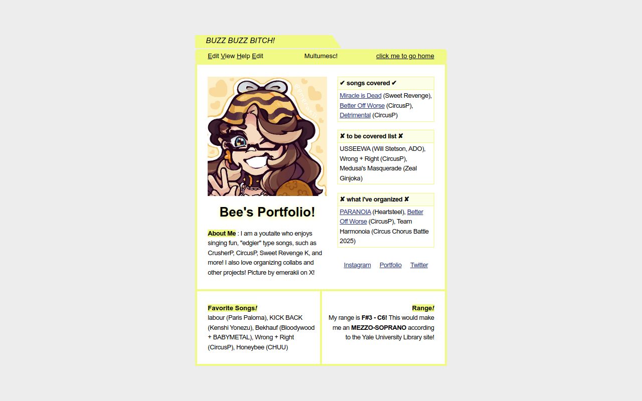 Bee the Youtaite's Portfolio